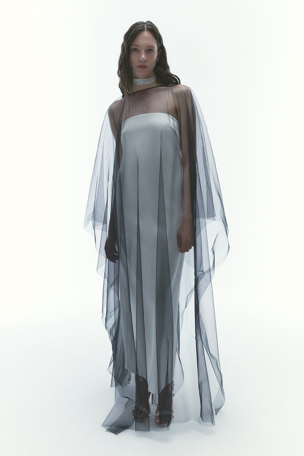 Nova Black Tulle Cape – Karrla